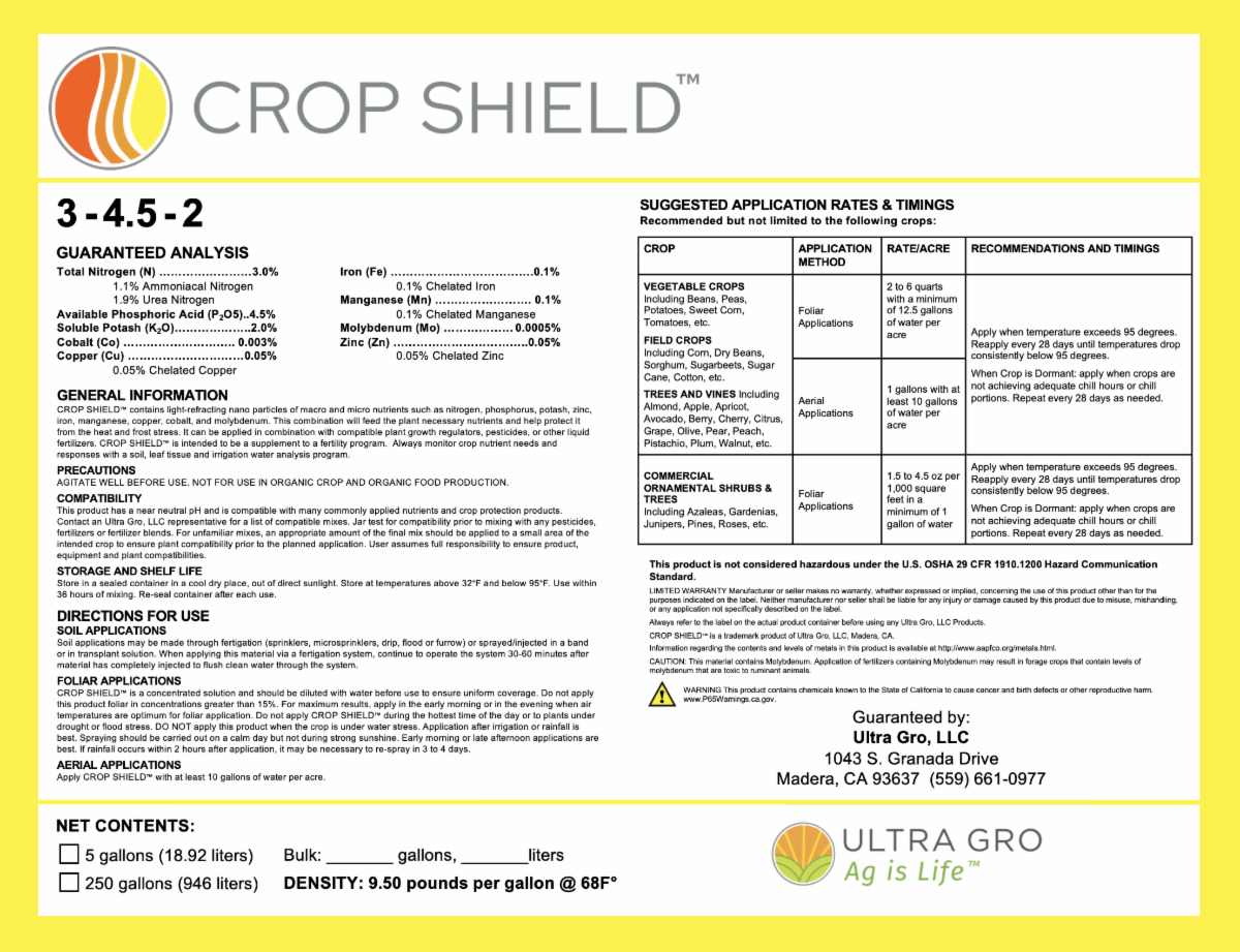 The Ultra Gro Agronomy Letter