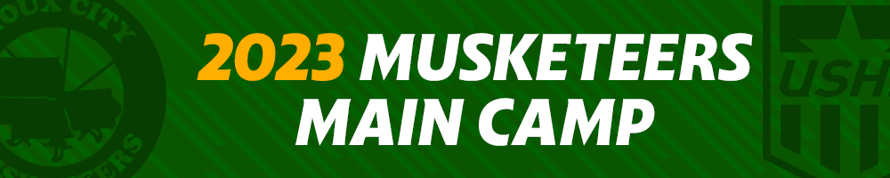 YOU'RE INVITED: Sioux City Musketeers 2023 Main Camp