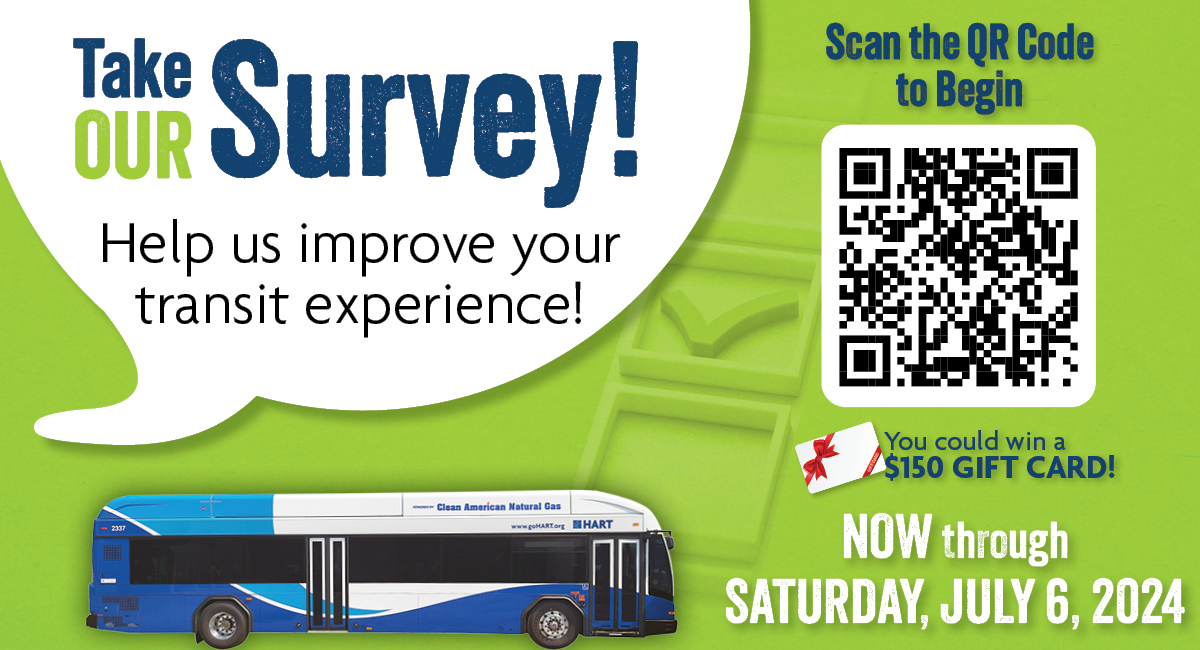 HART Launches Customer Satisfaction Survey to Enhance Transit Services