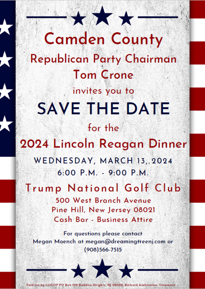 2024 Lincoln Reagan Dinner (Save The Date)
