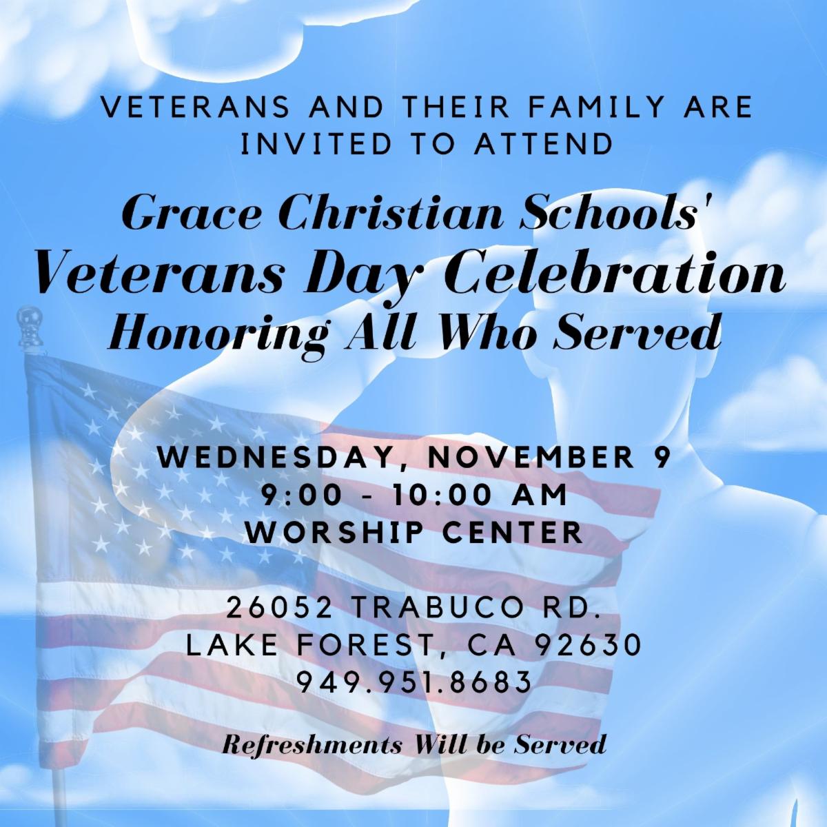 GCS Students Honor Veterans