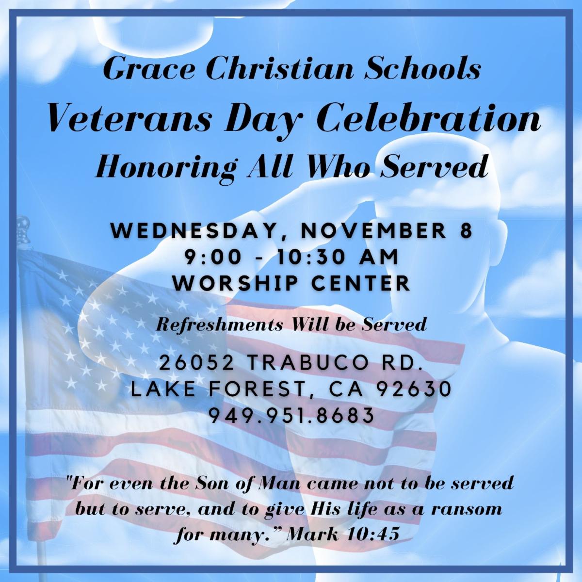 GCS Students Honor Veterans
