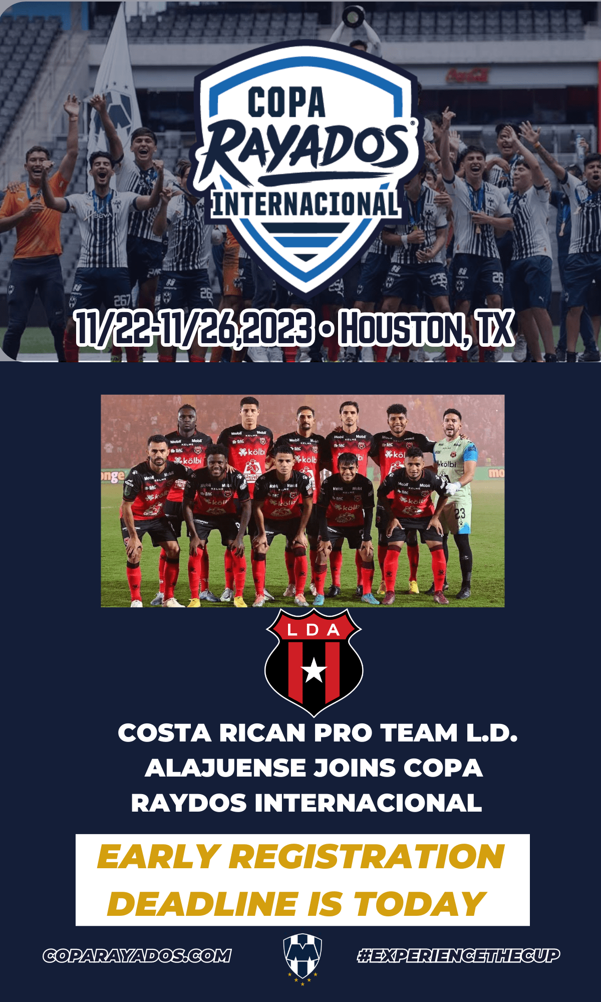 Pro Side L.D Alajuelense (Costa Rica) Joins the Copa Rayados Internacional