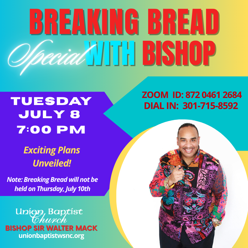 Exciting Plans with Bishop Mack Tonight!