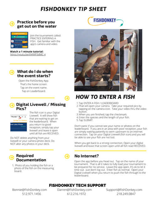 Fish Registration and Fish Donkey Walk-through