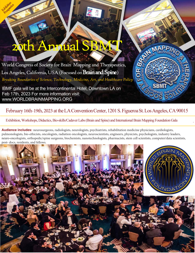 20th Annual World Congress of SBMT (LA Convention Center Feb 16-19)