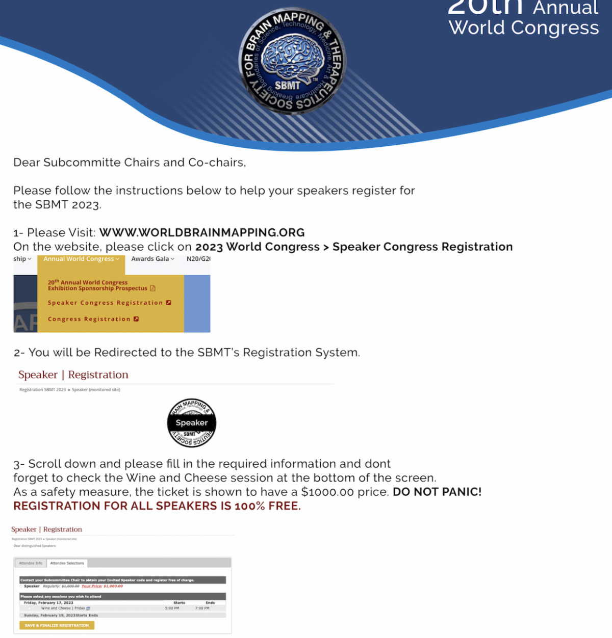 Reminder: 20th Annual World Congress of SBMT | 20th Annual Awards Gala ...