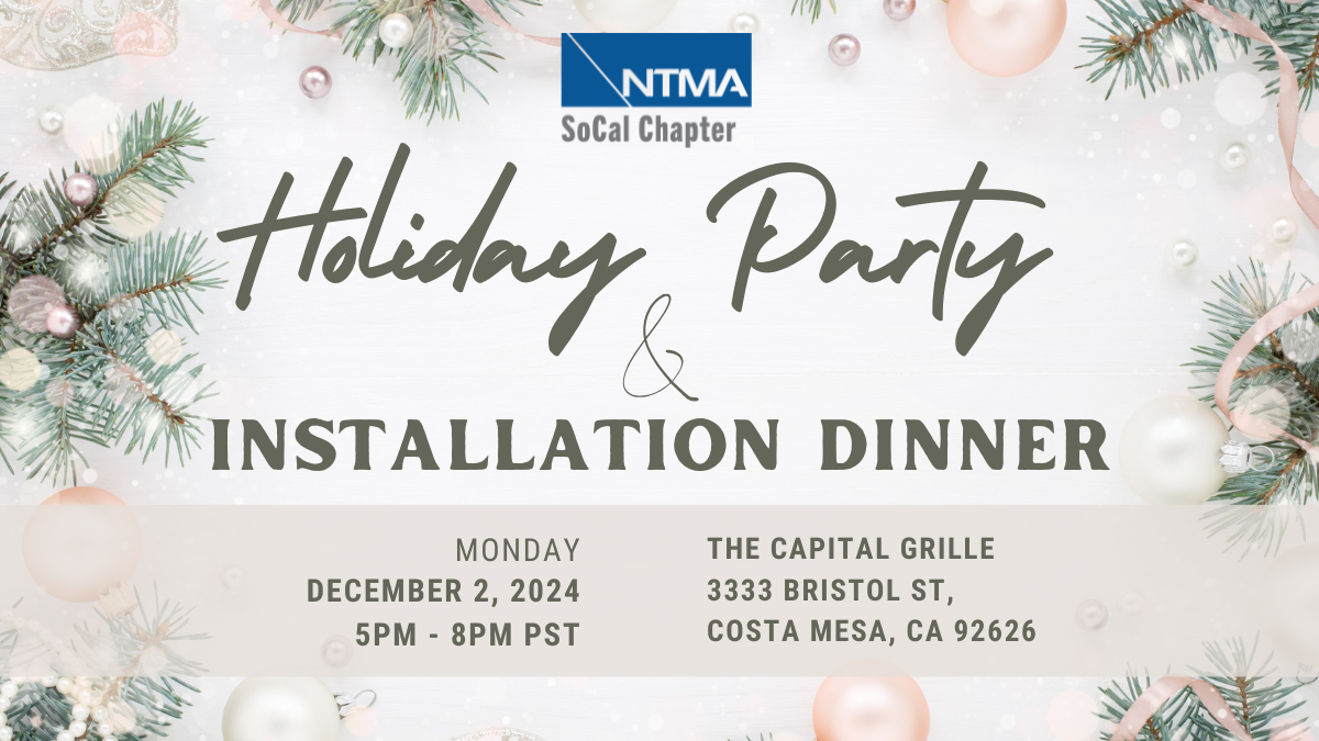 SoCal Holiday Party & Installation Dinner