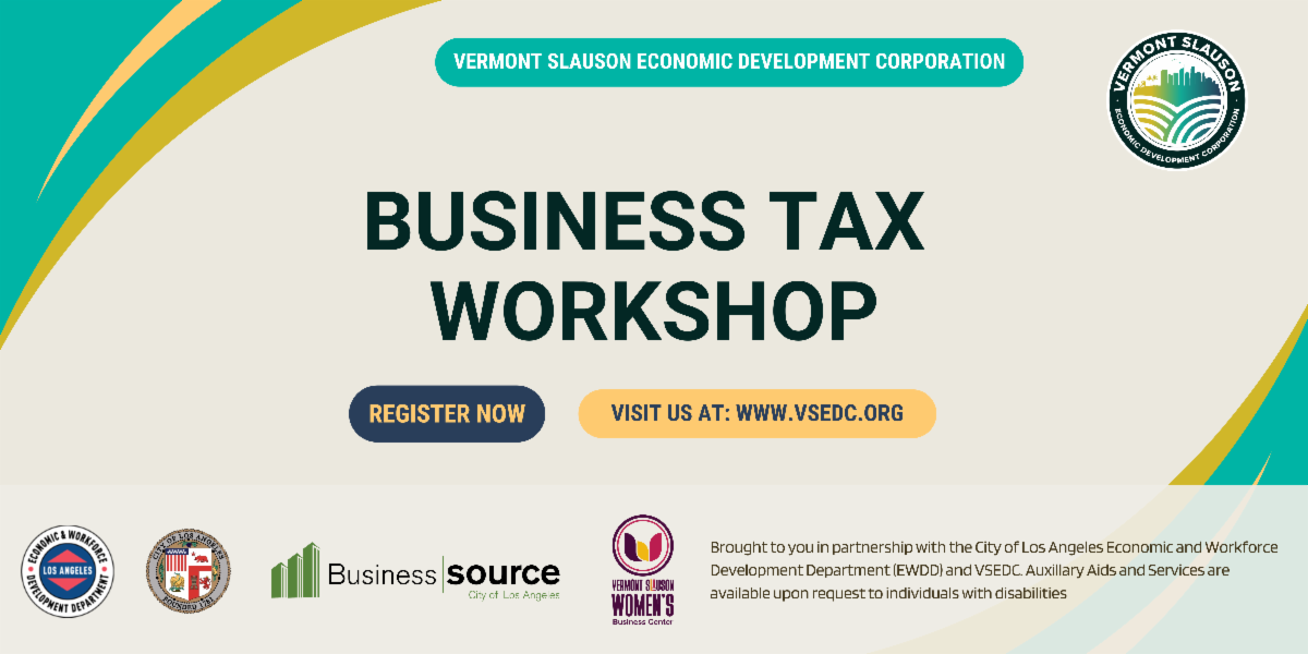 Business Tax Workshop