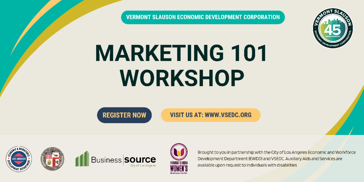 Marketing 101 Workshop