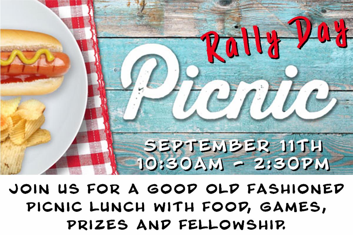 SPECIAL JOYLINE - RALLY DAY INFORMATION