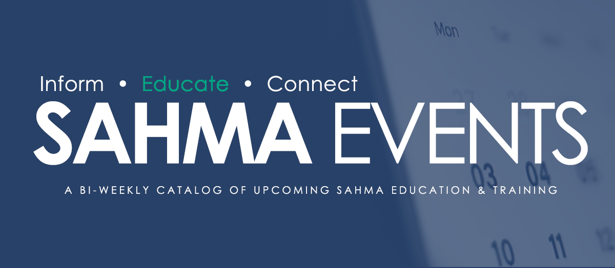 SAHMA Education Catalog - January 29, 2024