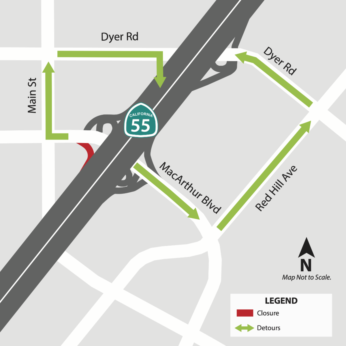 Construction Alert - SR-55 (I-405 to I-5) Improvement Project
