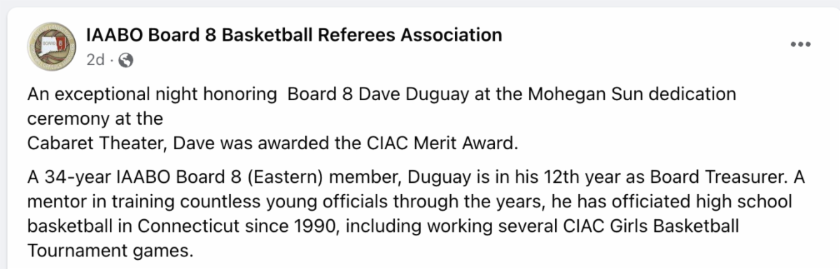 View Our Most Recent Post, CIAC Tournament at Mohegan Sun Arena, Dave ...