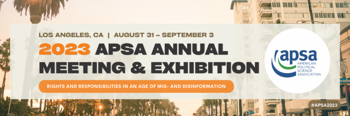 Ends Today! Early-Bird Registration Ends Today for the 2023 APSA Annual Meeting