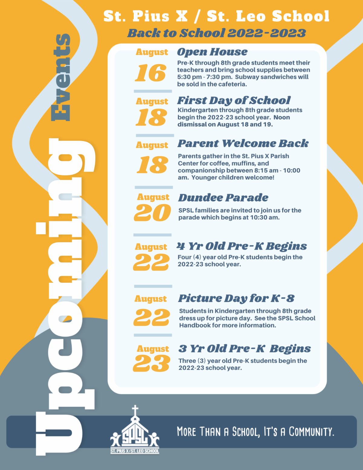 SPSL Newsletter - August 5, 2022