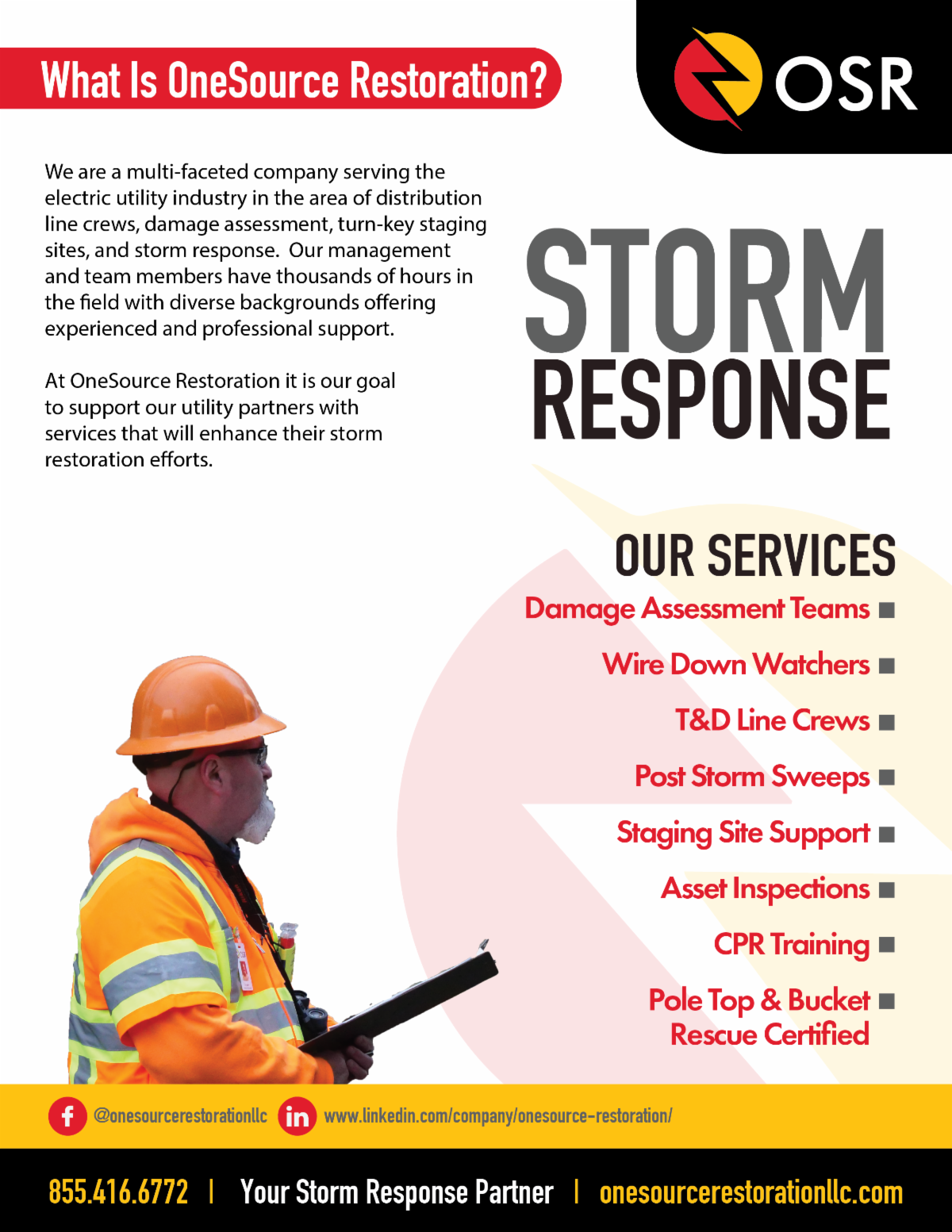 The Latest from OneSource Restoration Storm Response Services.