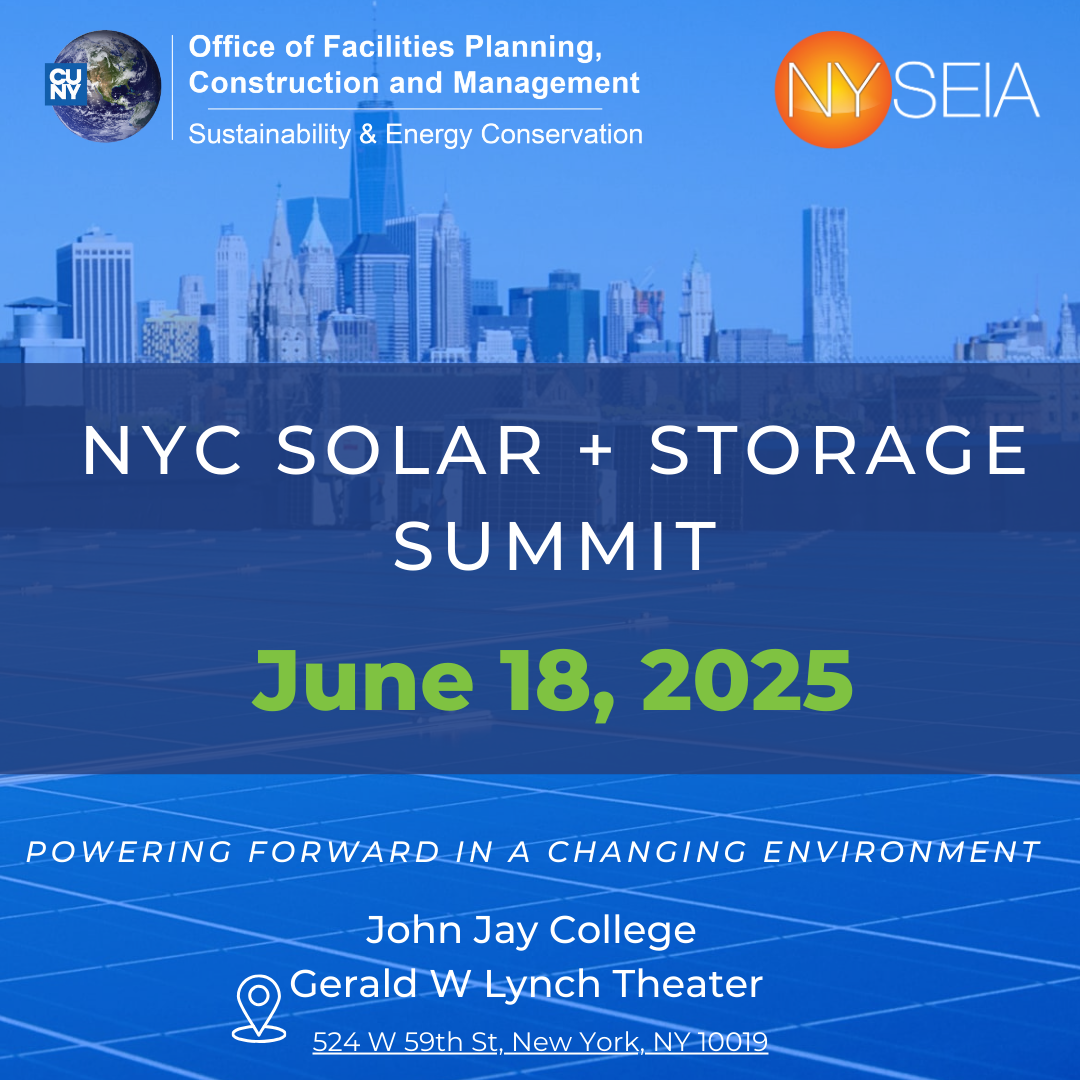 Full Agenda - 2025 NYC Solar+Storage Summit