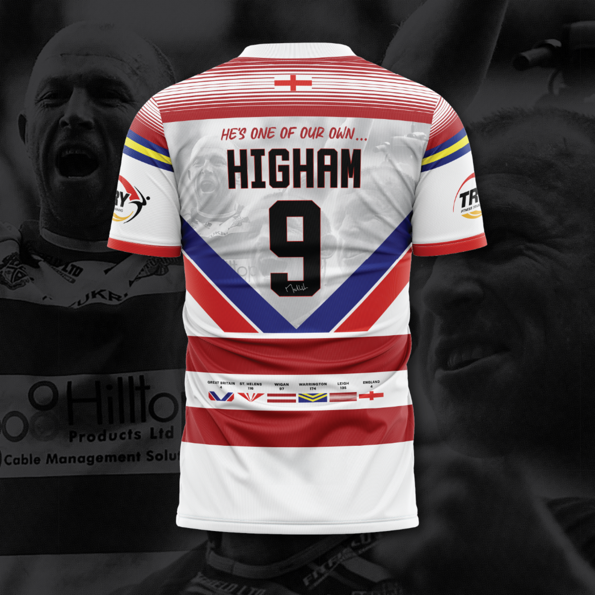 Derek Beaumont launches the Micky Higham Support Shirt