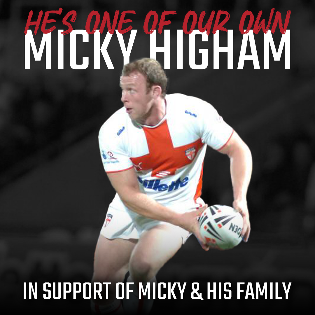Derek Beaumont launches the Micky Higham Support Shirt