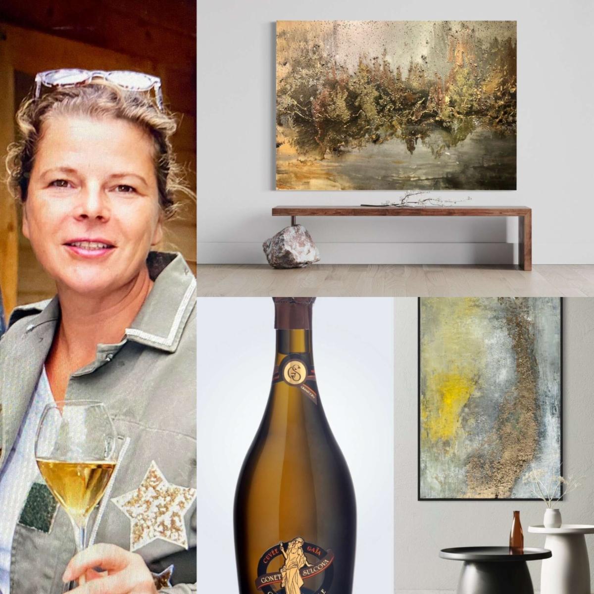 Champagne Expert and Artist - CAROLINE BRUN at SD Art Advisory