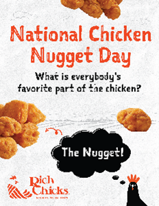 Cool National Chicken Nugget Day Photos