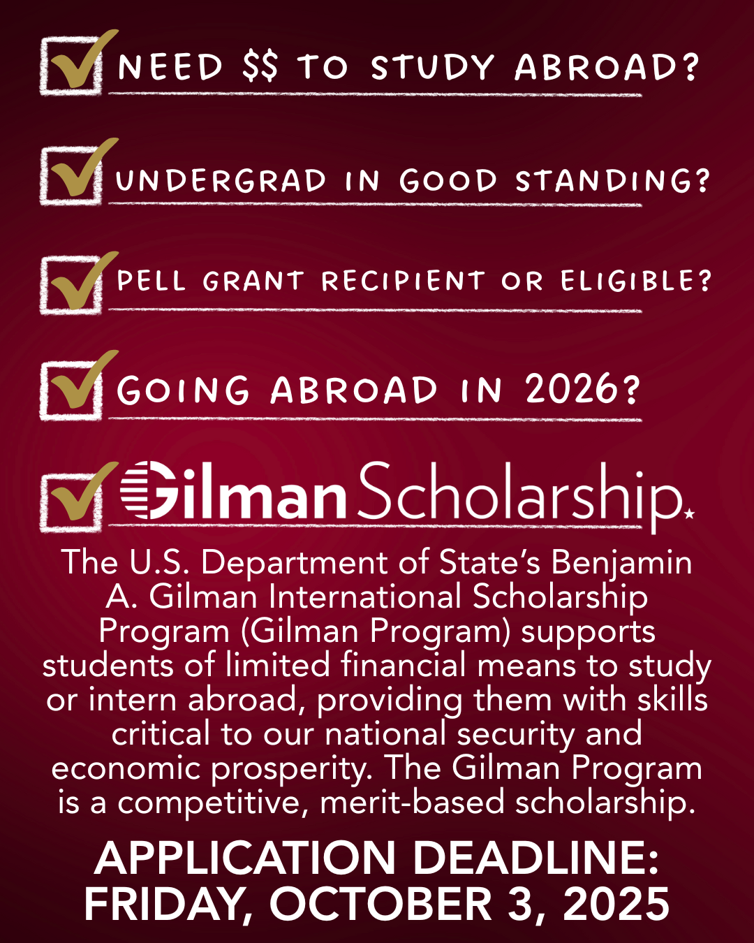 Study Abroad Update - Costa Rica Info Recap & Gilman Help Webinars