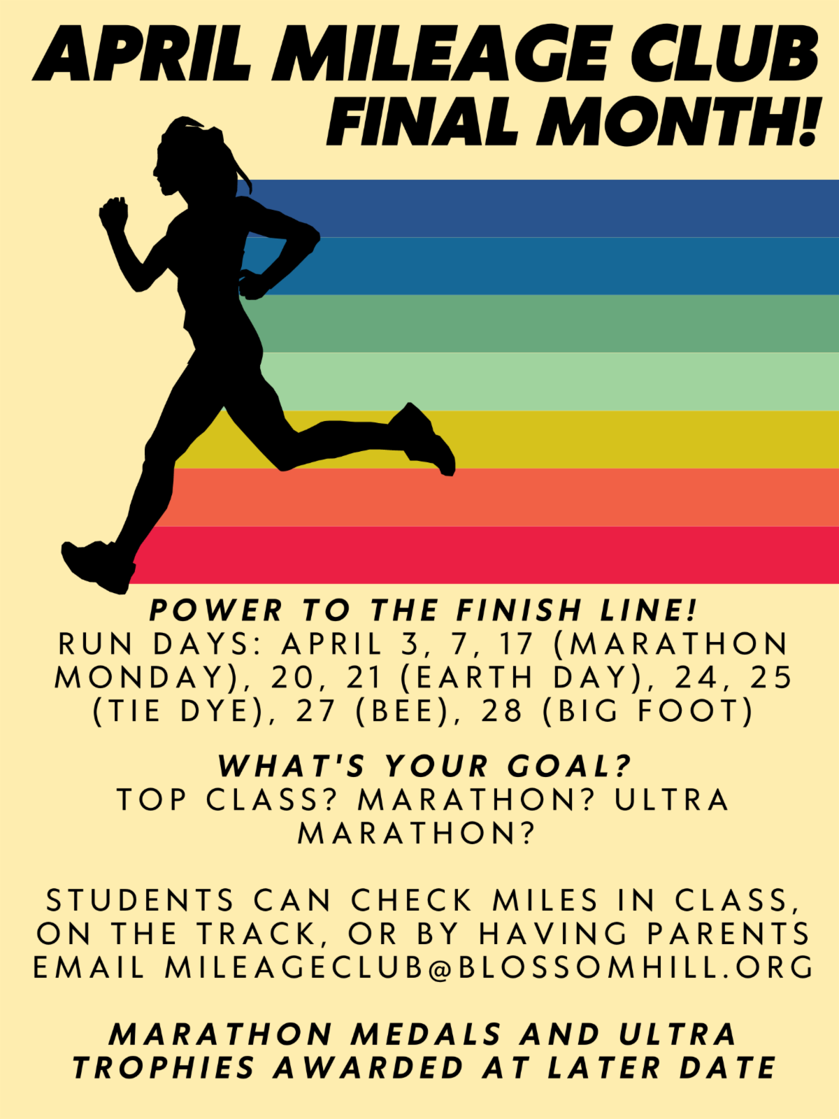 Email from Blossom Hill Home & School Club