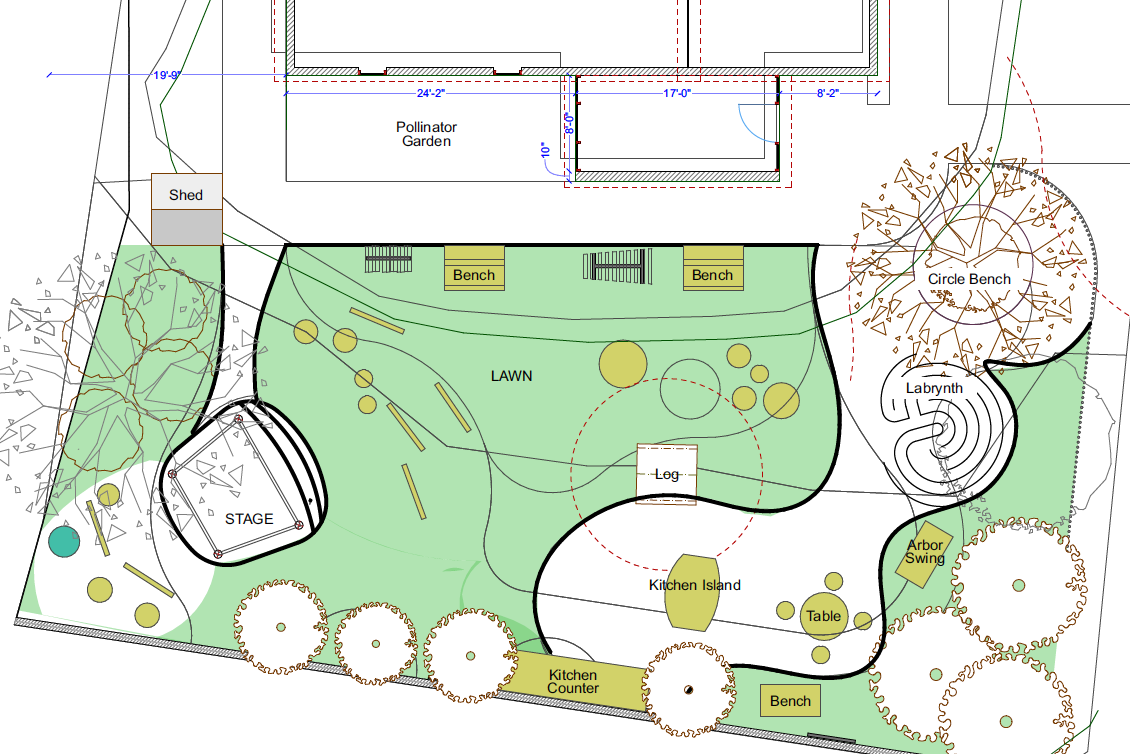 Outdoor Play Oasis in the making