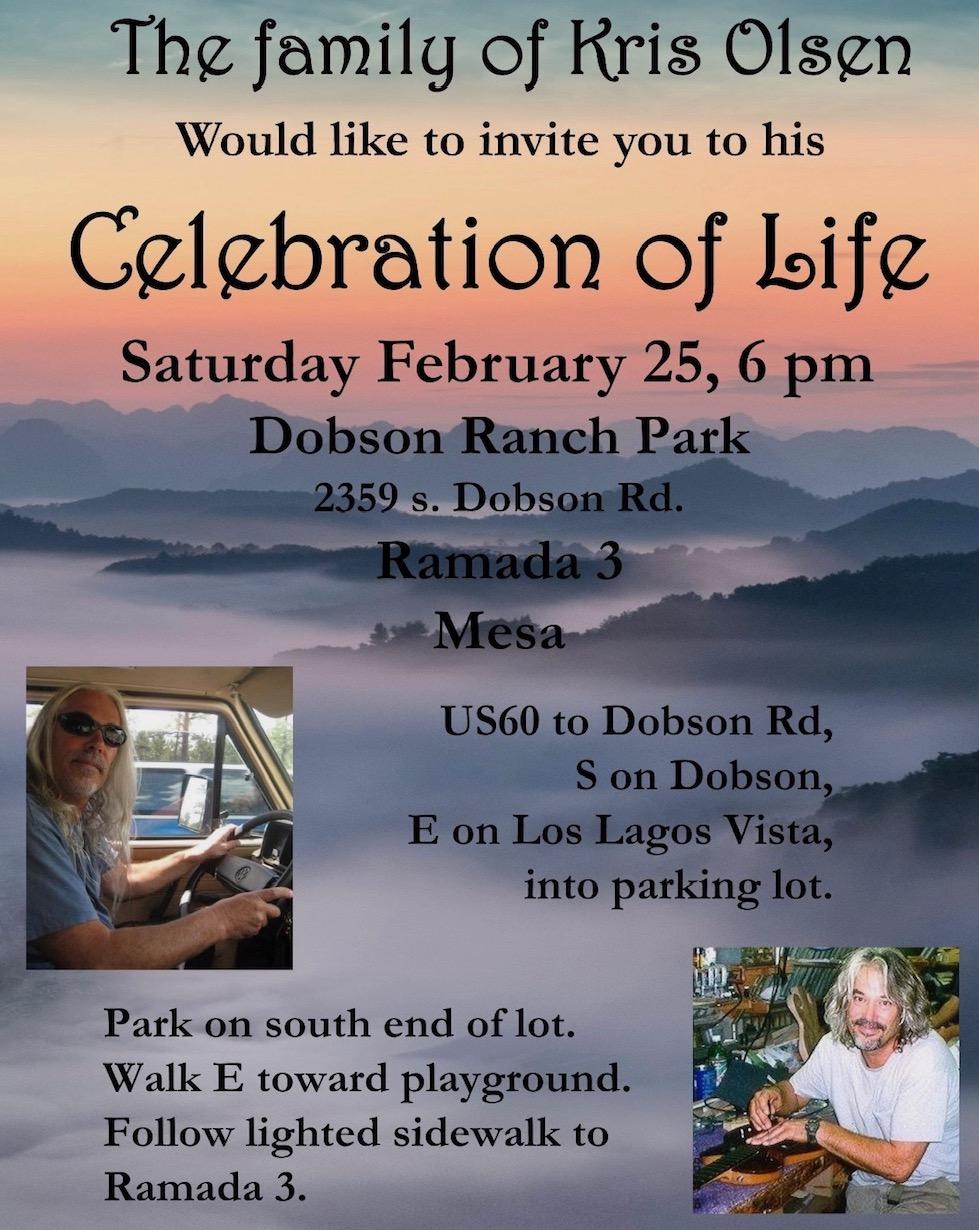 A TRIBUTE TO KRIS OLSEN