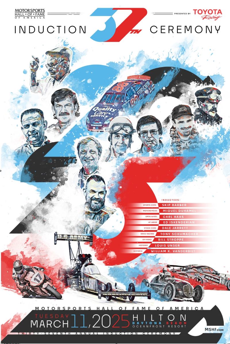 Chris Pook Named 2025 Motorsports Hall of Fame of America Bob Russo ...