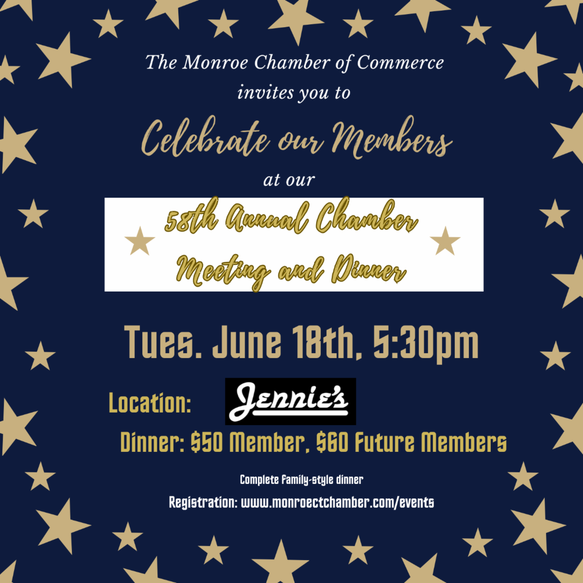 Monroe Chamber of Commerce 58th Annual Meeting & Dinner