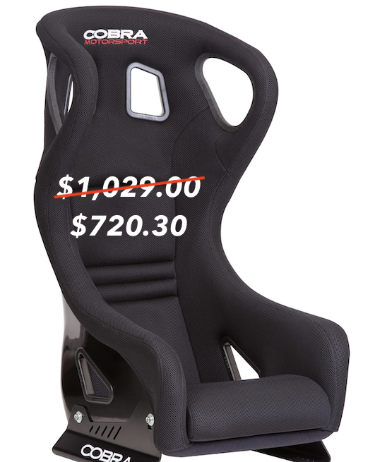 Race Seat Blow Out - all remaining 2026-2027 OMP, Sabelt and Cobra Race ...