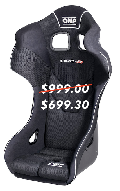 Race Seat Blow Out - all remaining 2026-2027 OMP, Sabelt and Cobra Race ...