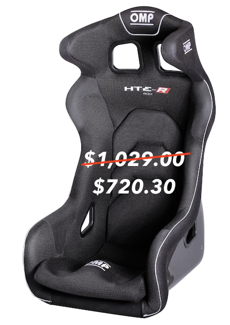 Race Seat Blow Out - all remaining 2026-2027 OMP, Sabelt and Cobra Race ...