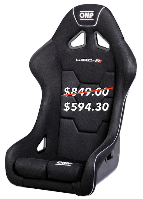 Race Seat Blow Out - all remaining 2026-2027 OMP, Sabelt and Cobra Race seats are up to 50% off ...