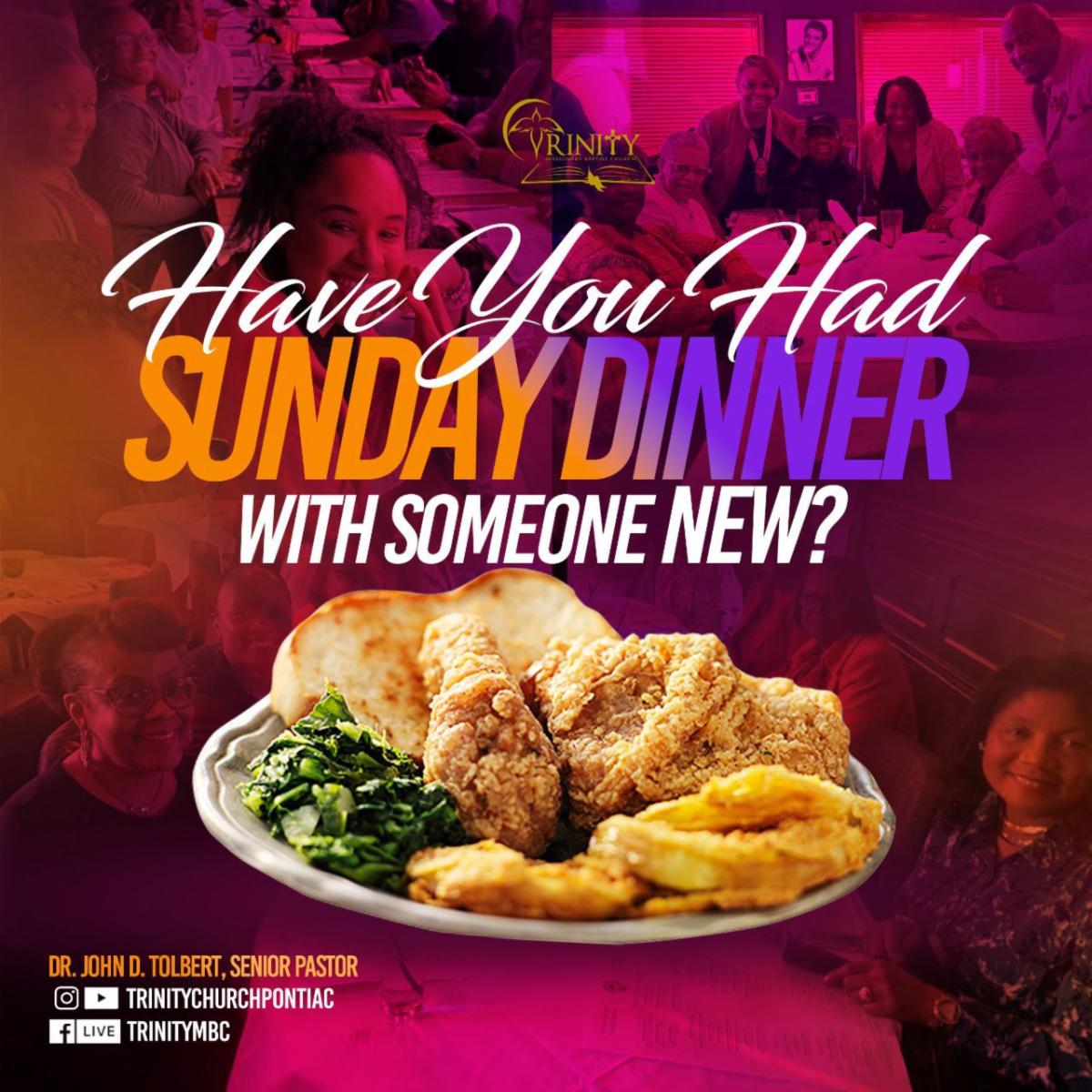 Sunday Dinner and Devotion