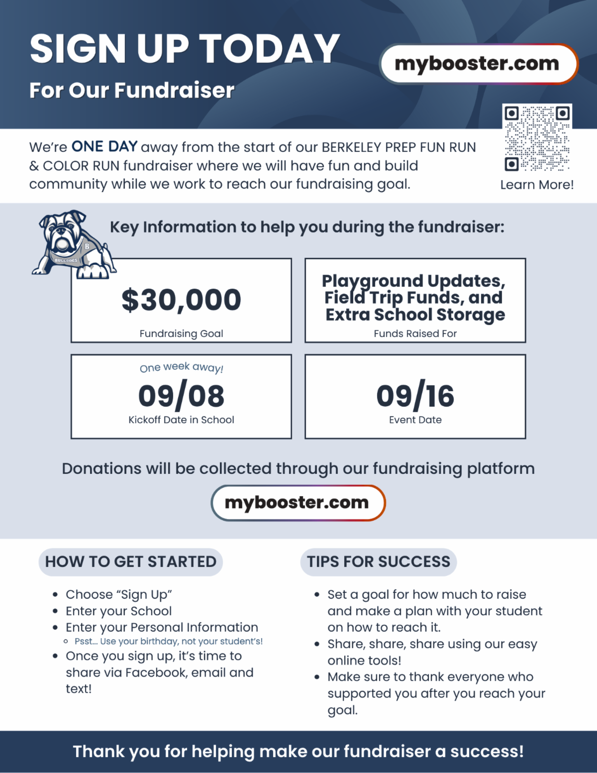 Berkeley Prep Academy Newsletter- September 7, 2025