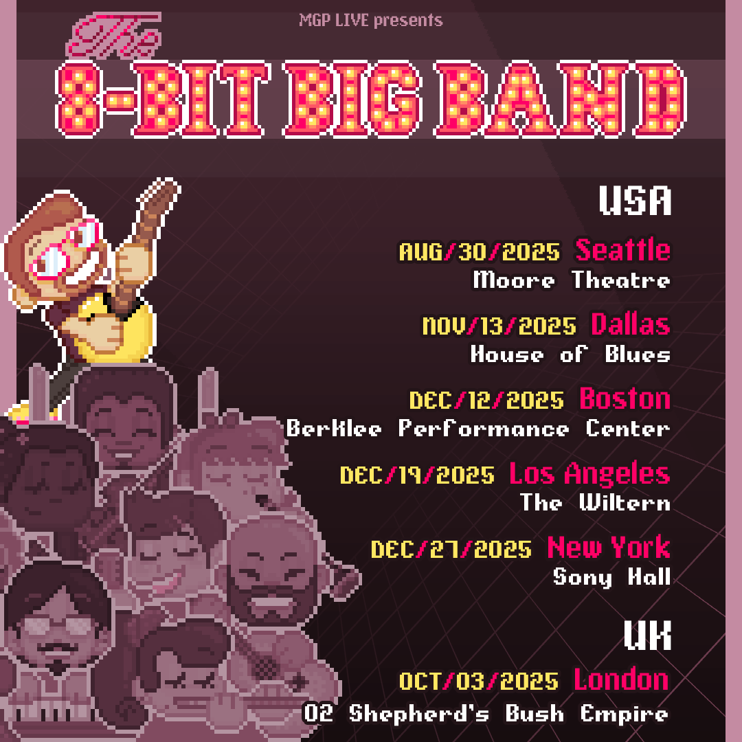 MGP Live Announces The 8-Bit Big Band 2025 Tour Dates For US and UK