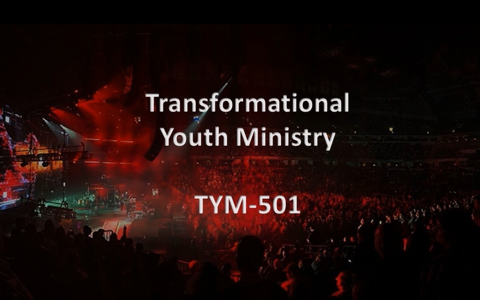 Transformational Youth Ministry - New course for 2024