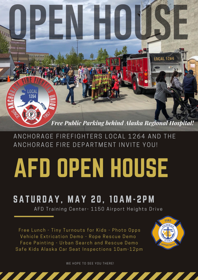 FCC Alert - Anchorage Fire Department Open House - Saturday, May 20, 2023
