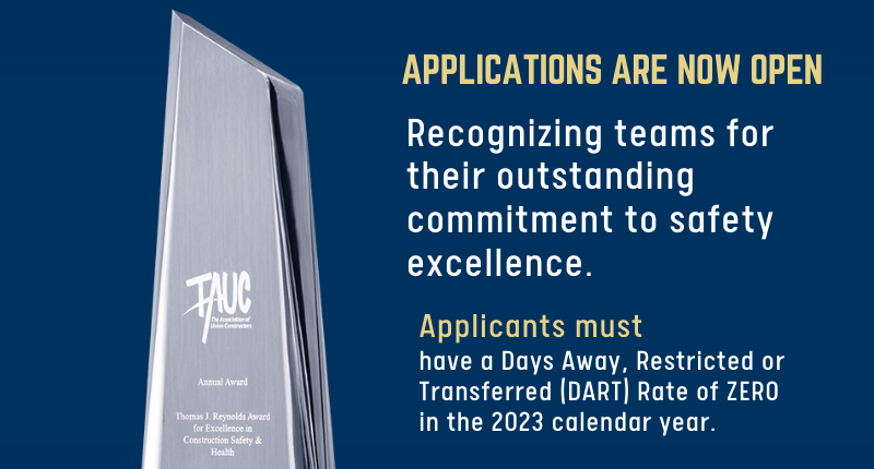 Apply For The Thomas J Reynolds Safety Award