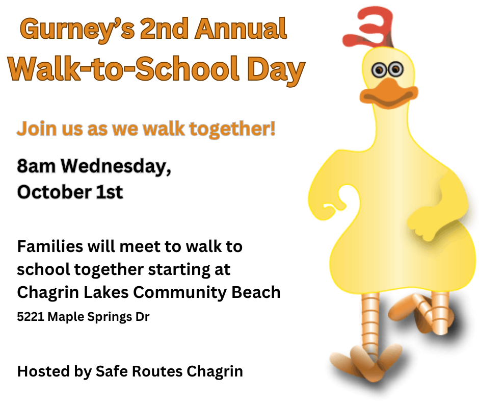 Gurney Elementary School Parent Newsletter - September 7, 2025