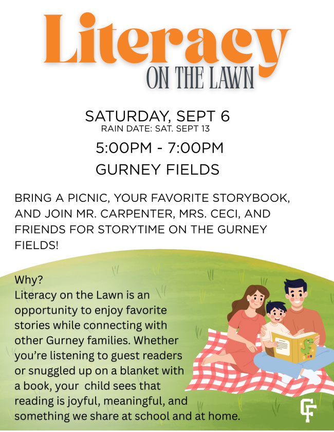Gurney Elementary School Parent Newsletter - August 24, 2025