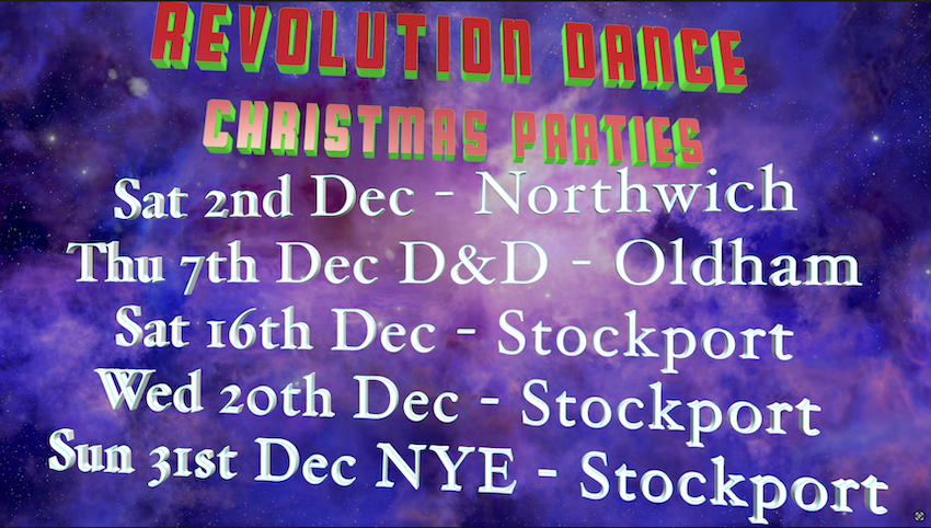 RevolutionDance Sat Xmas Party 4*Weekender 2024 Diary