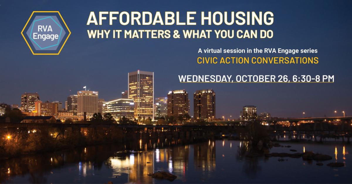 Join Us for a (Virtual) Conversation on Affordable Housing