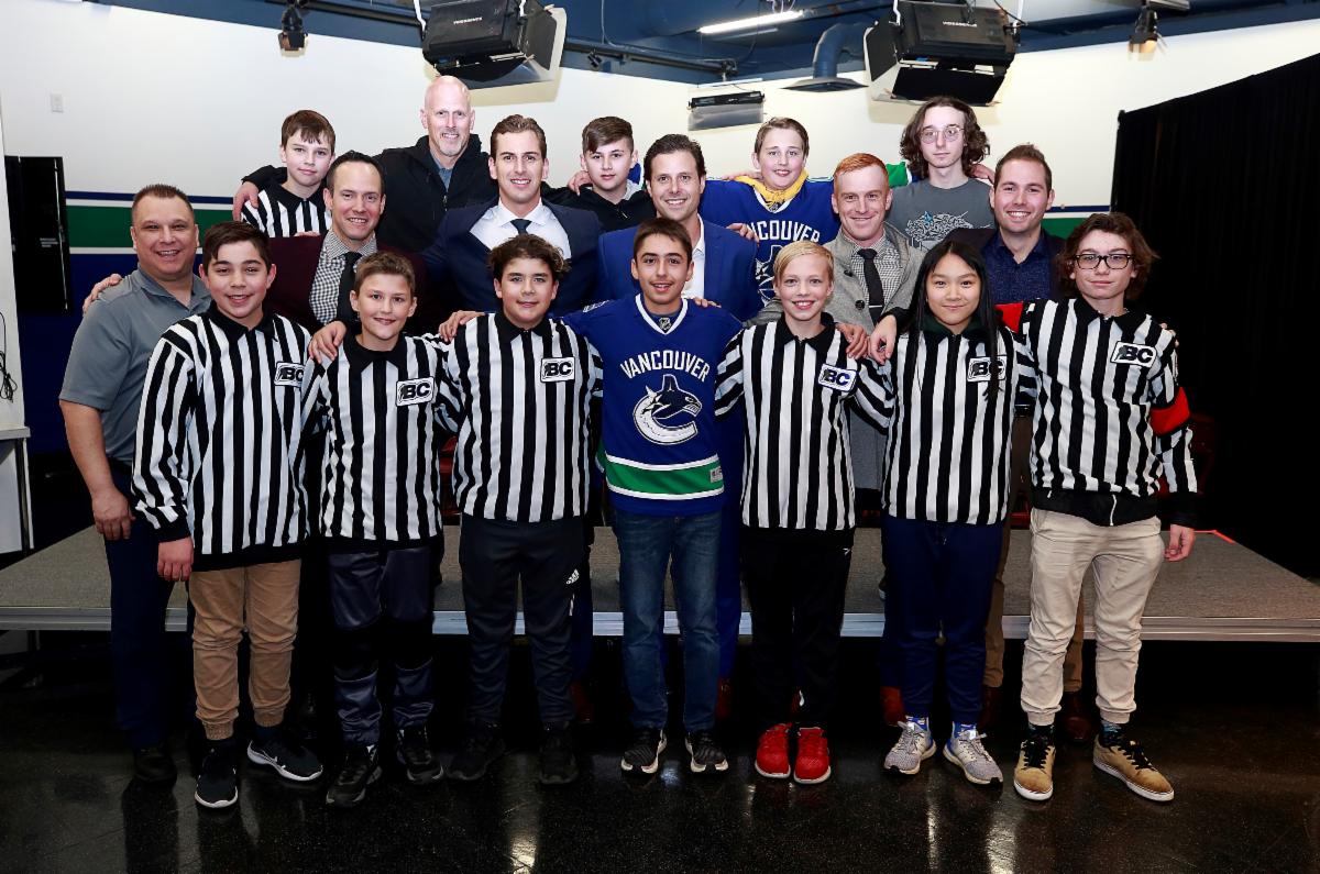 BC Hockey and Vancouver Canucks NHL Officials Night at Rogers Arena