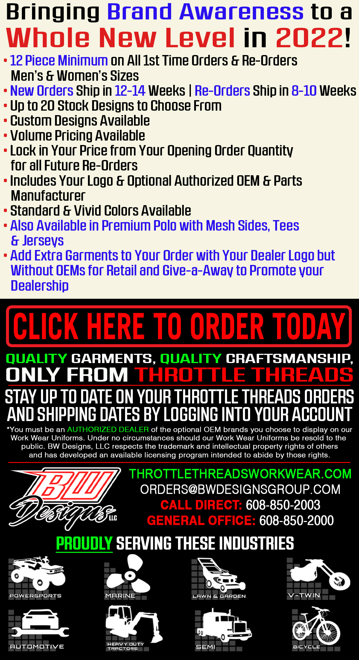 GET YOUR STAFF READY FOR FALL! Our Sublimated Dealer Uniform Designs ...