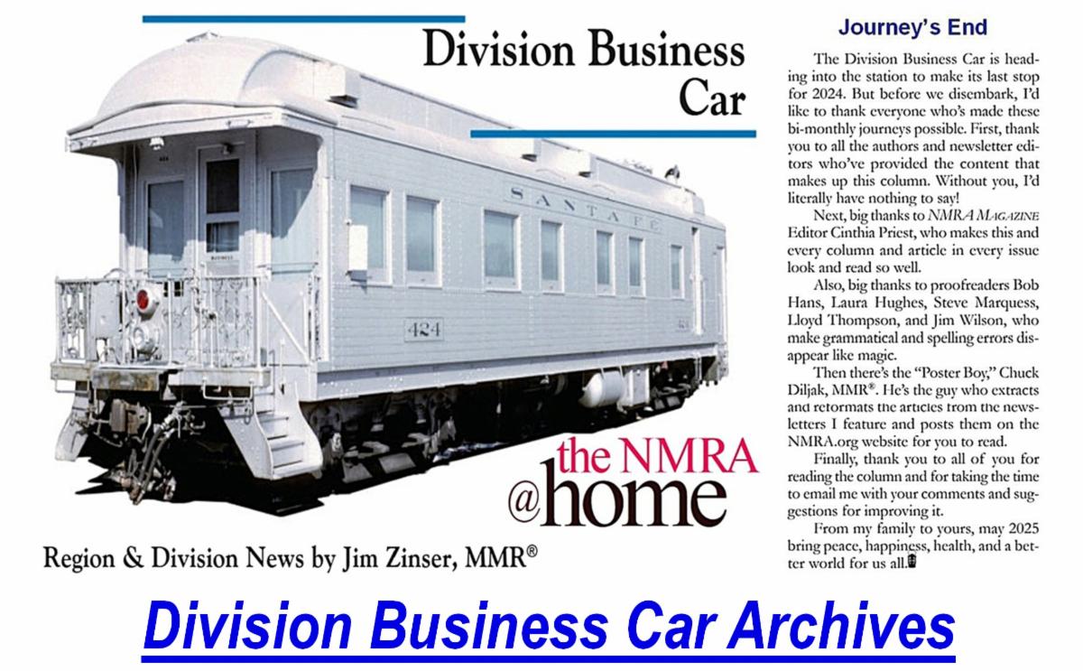 NMRA Turntable - September 2025