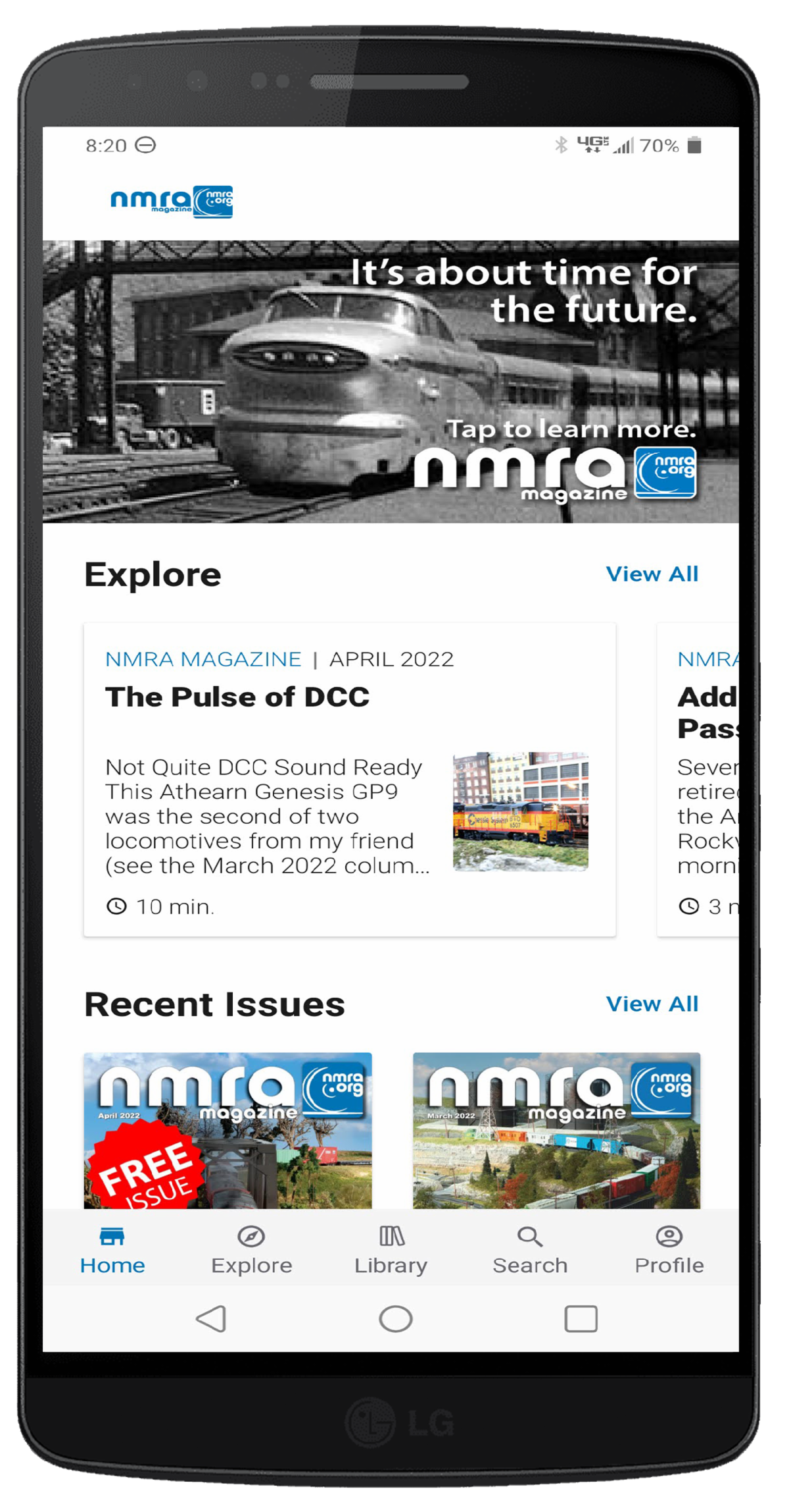 NMRA Dispatch 2022 #03 - The NMRA Magazine Android App is Now Available ...
